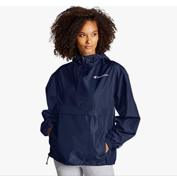Champion | Jackets & Coats | Champion Womens Packable Print Windbreaker Jacket Wind And ...